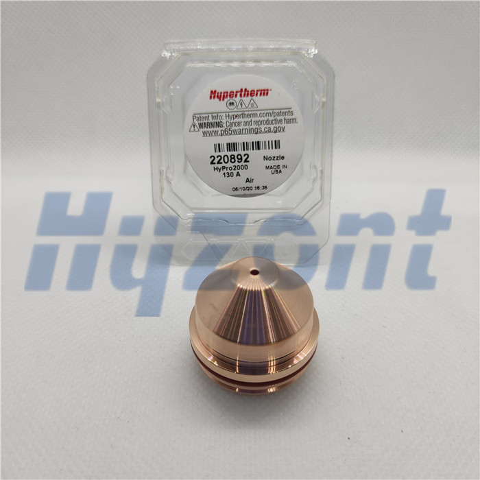 Bec de torche de coupe 130A de DyPro 2000 des consommables 220892 de plasma